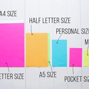 Printable Weekly Horizontal Planner on 2 Pages- Sunday and Monday Week ...
