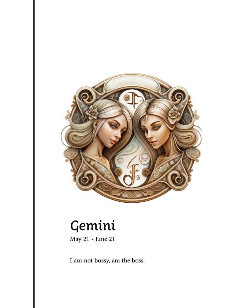 Printable Horoscope Dashboards - Personal, Personal Wide, A6, Classic ...