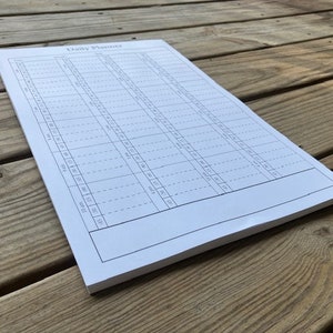 15 Minute Daily Planner Notepad, Portrait Layout- 24 Hour Planner in 15 ...