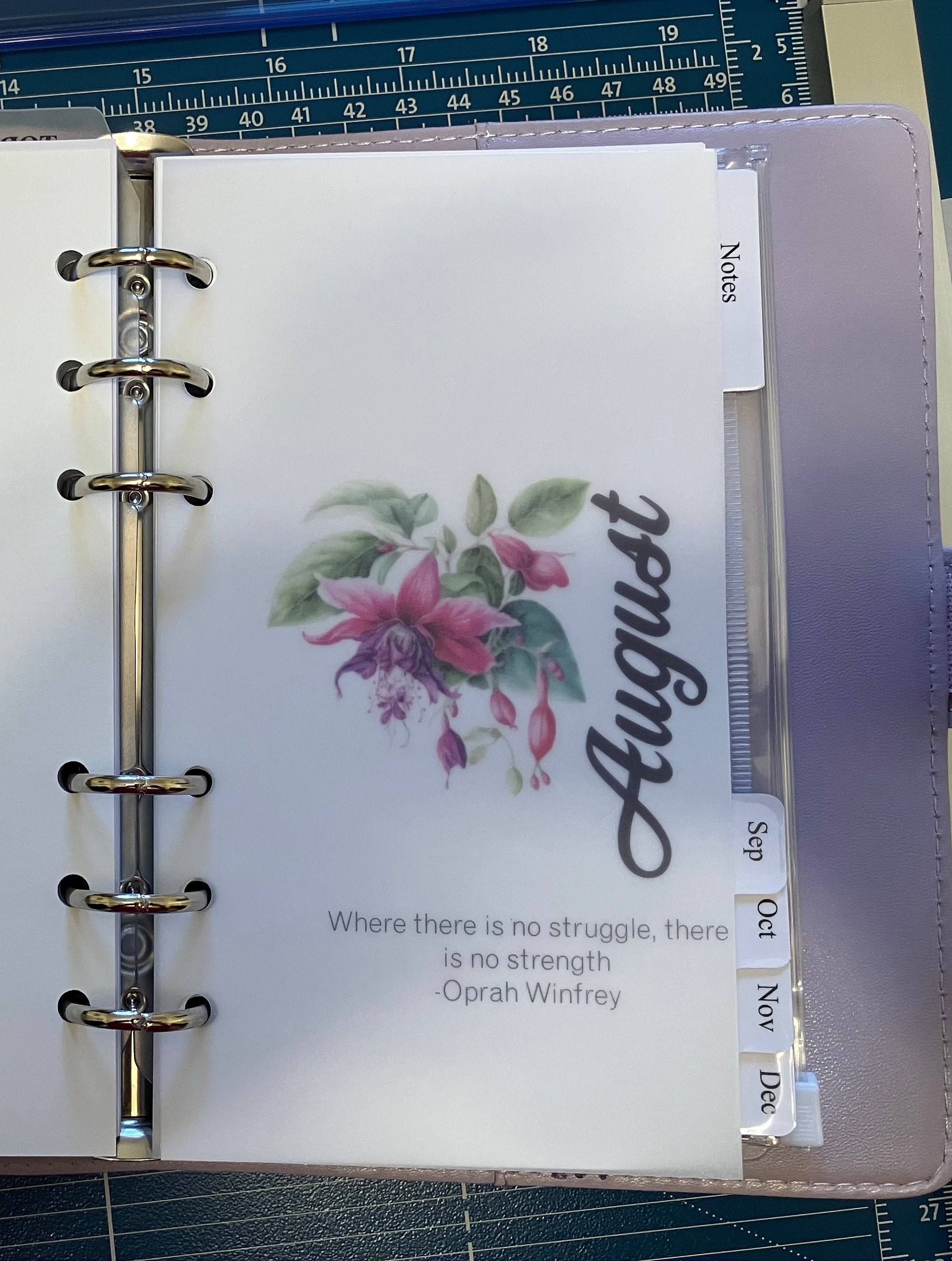 Vellum Planner Dashboard Set: Inspirational Quotes - Etsy