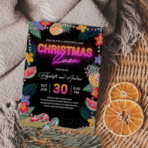 Winter Luau Party - Etsy