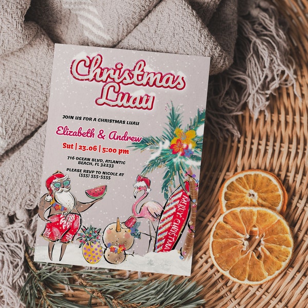 Winter Luau Party - Etsy