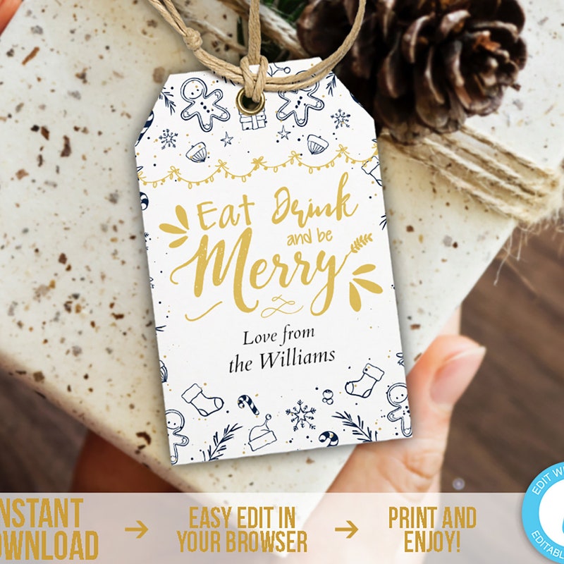 Eat Drink Be Merry - Etsy