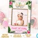 Tropical Luau Photo Booth Frame Aloha Birthday Photo Booth Editable ...