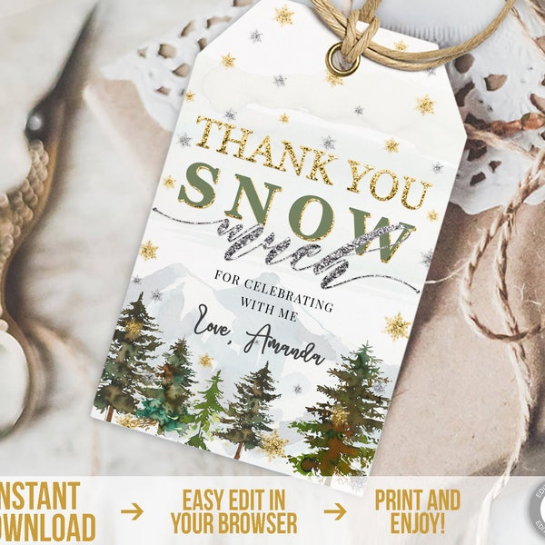 Thank You Snow Much for Coming - Etsy