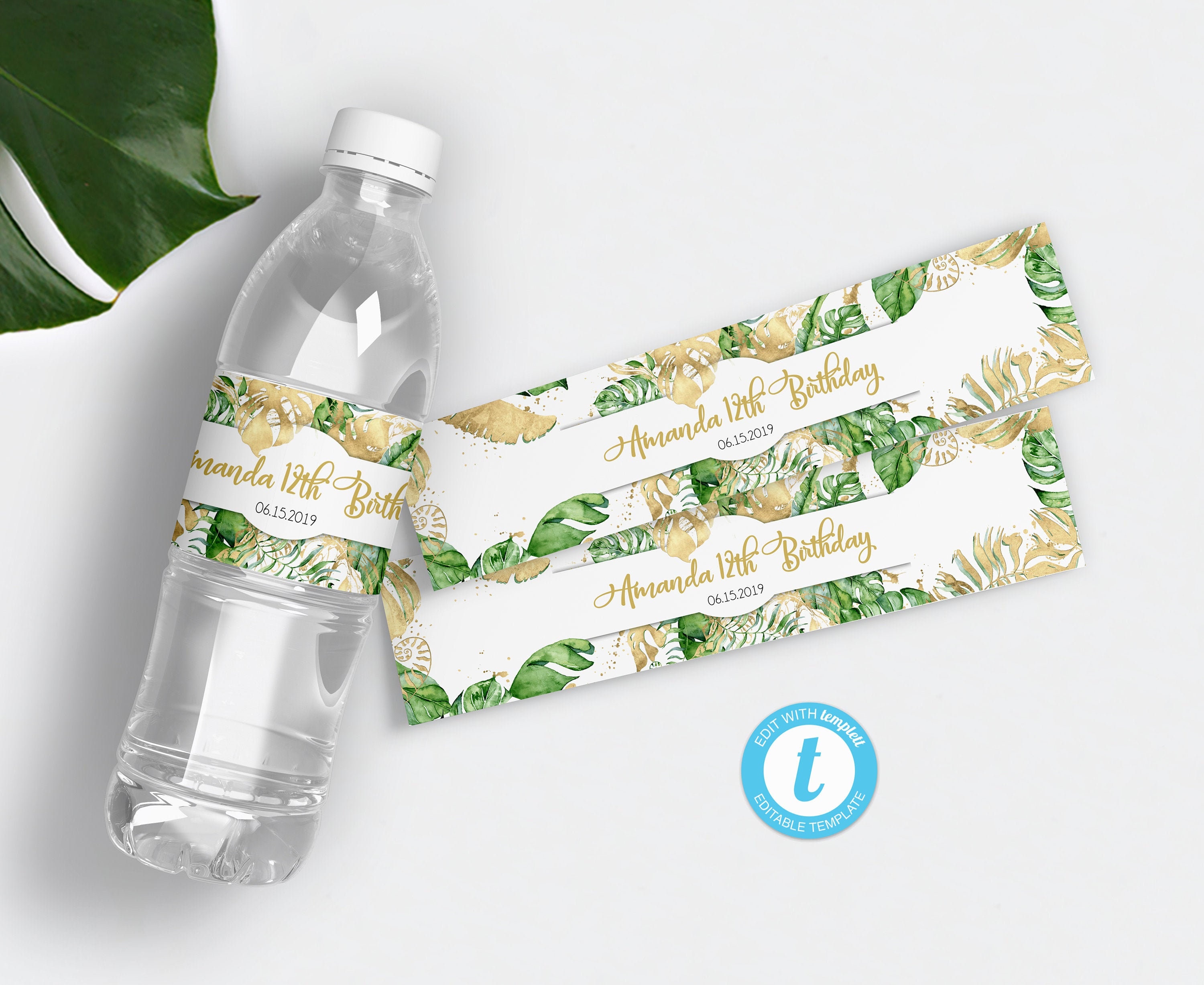 Tropical Drink Ideas Label