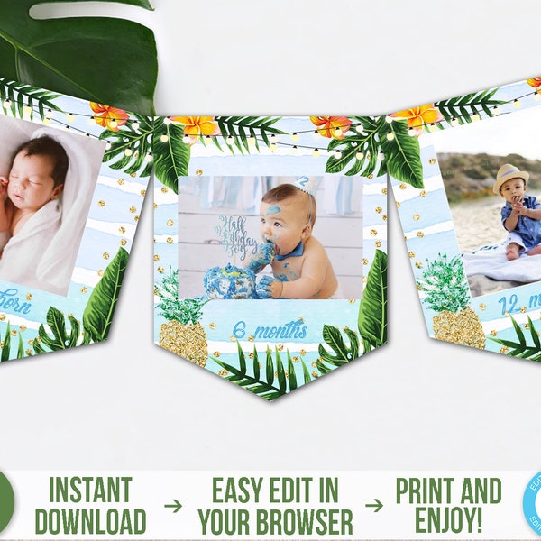 12 Month Banner - Etsy