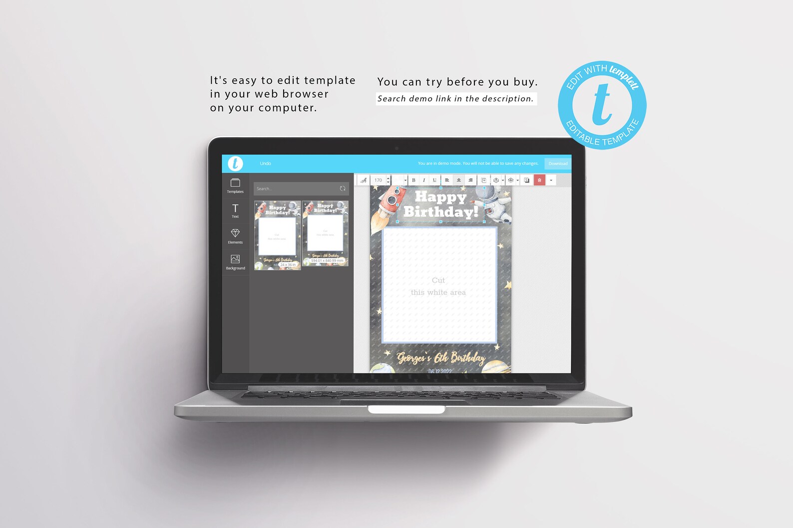 Space Photo Booth Frame Two the Moon Birthday Photo Booth - Etsy