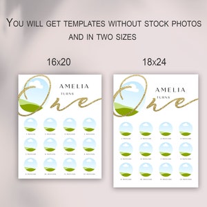 First Year Photo Collage Printable 12 Month Photo Collage Gold Monthly ...