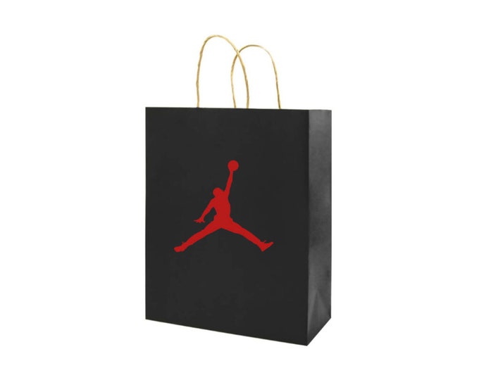 Air Jordan Gift Bags Custom Gift Bags Air Jordan Birthday Air Jordan ...