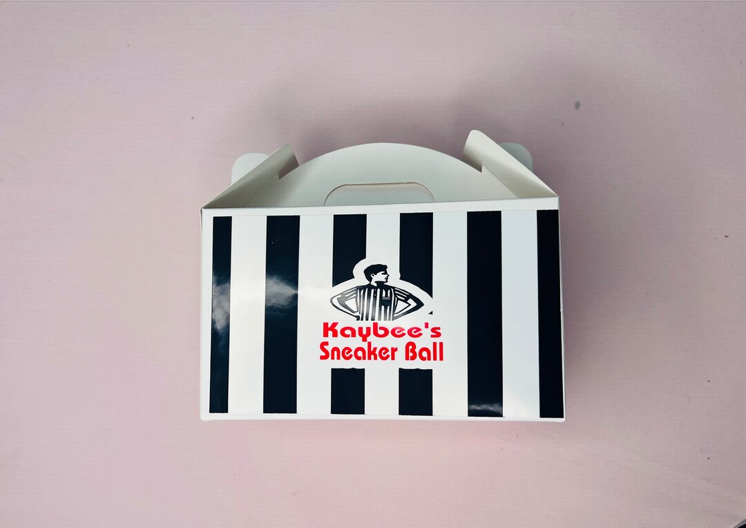 Sneaker Ball Gable Box, Sneaker Party, Sneaker Ball Party Favor - Etsy