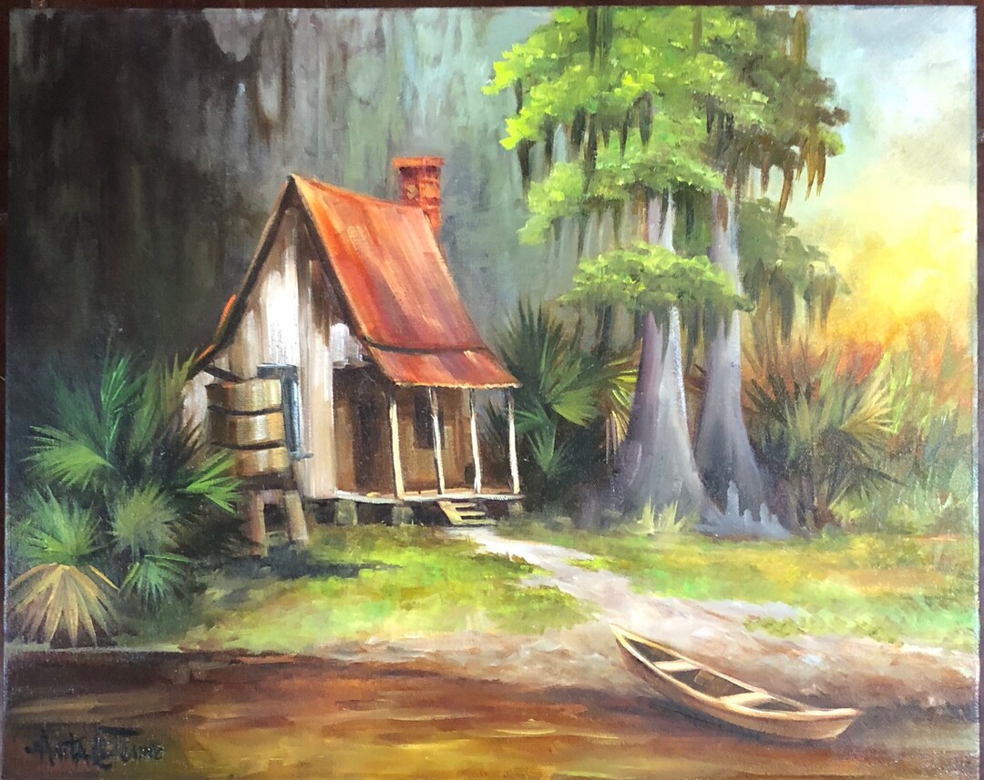 Cabin in the Swamp - Etsy