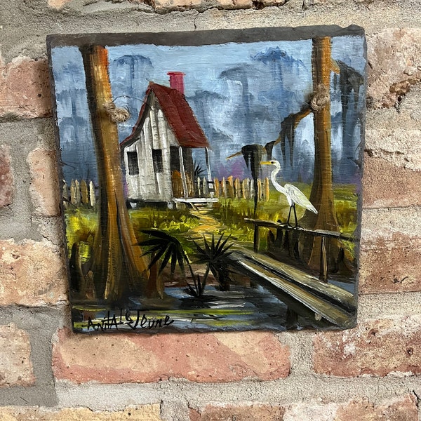 Paintings on Slate - Etsy