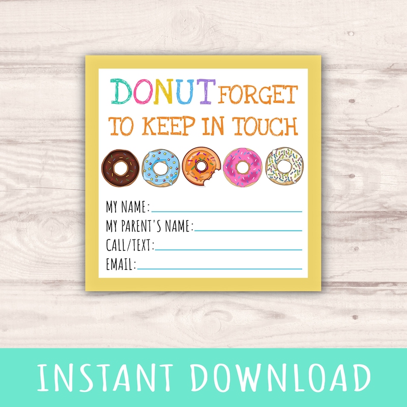 Donut Card - Etsy