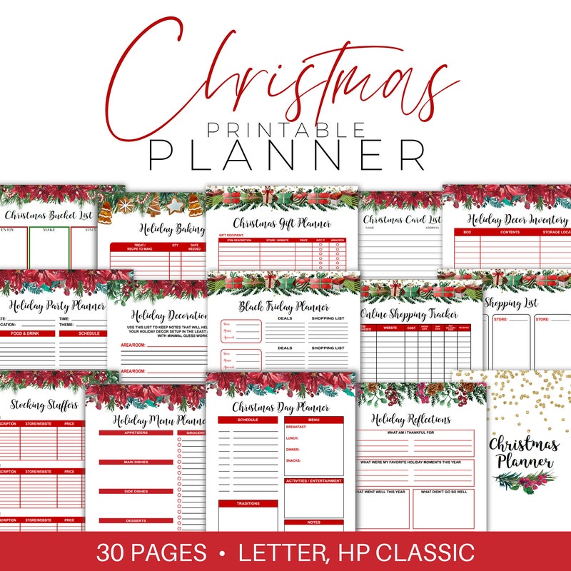 Printable Organizers - Etsy