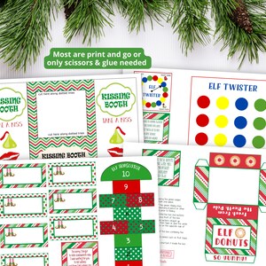 Printable Elf Kit: 24-day Activity Props, Editable Letters (digital ...