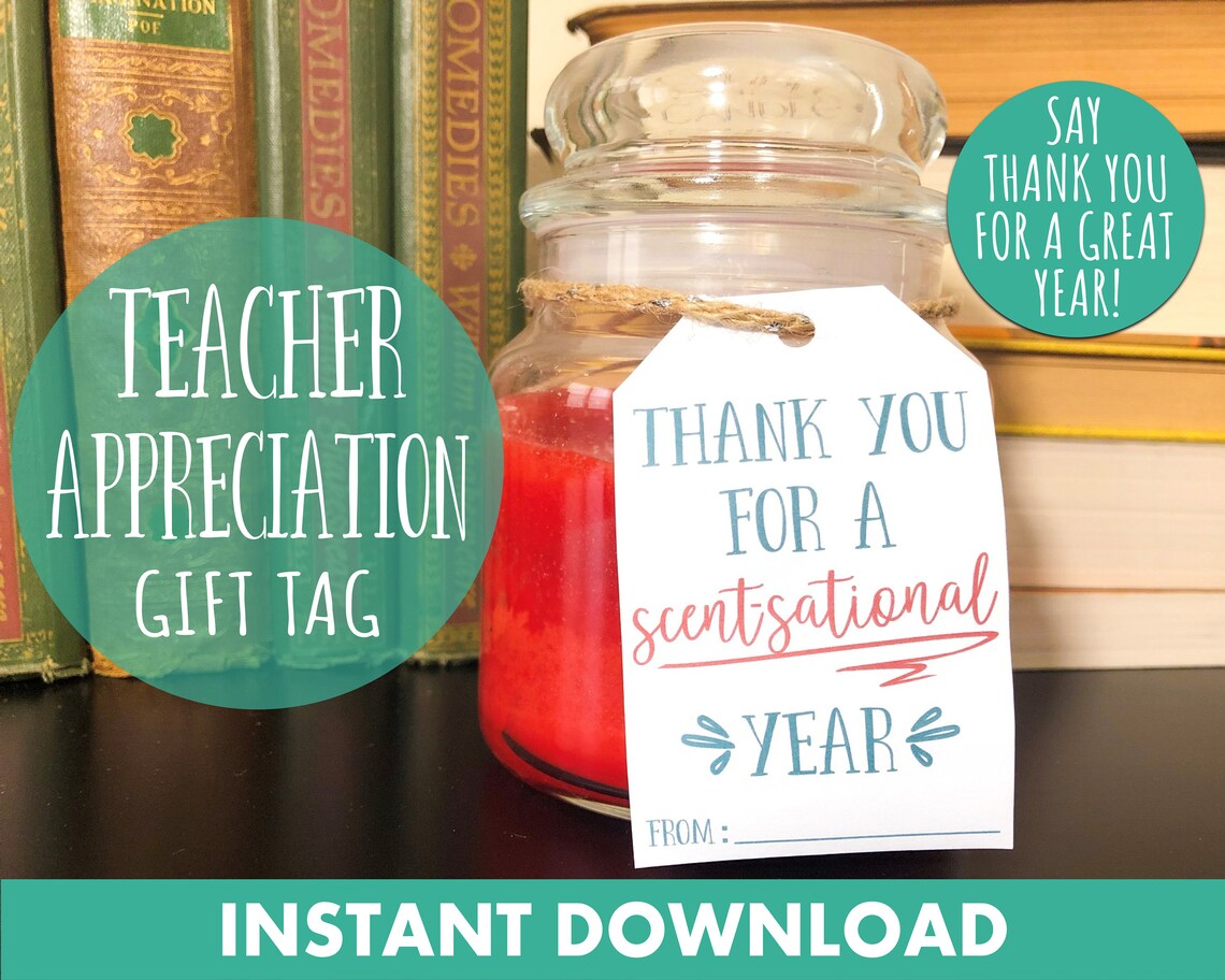 Scentsational Year Gift Tag Instant Download End of Year - Etsy
