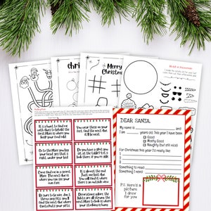 Printable Elf Kit: 24-day Activity Props, Editable Letters (digital ...