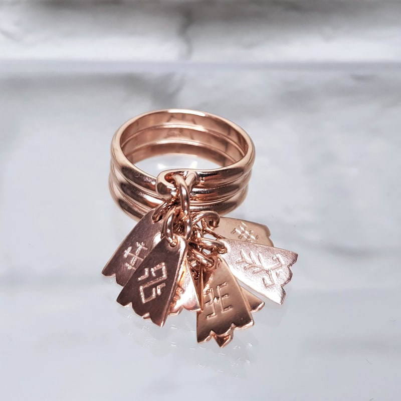 Latvian 7 Day Ring - Etsy