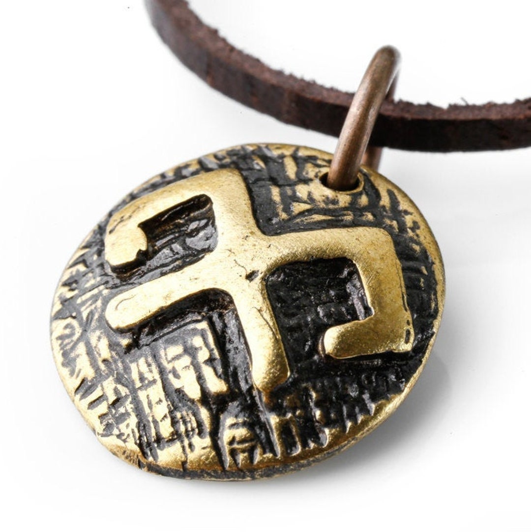 Bronze | Silver Latvian Jumis Pendant | Blessing for Home and Family ...