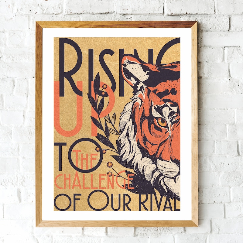 Eye of the Tiger Posters - Etsy