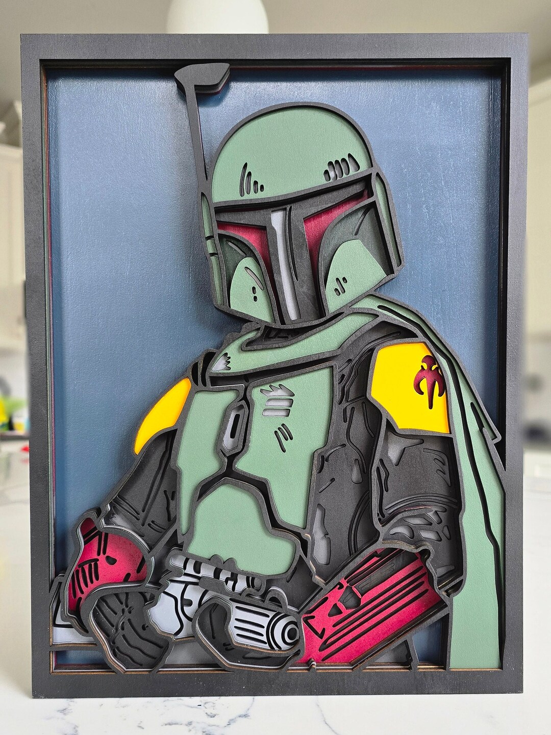 Bounty Hunter Layered Wood Art Wall Decor - Etsy