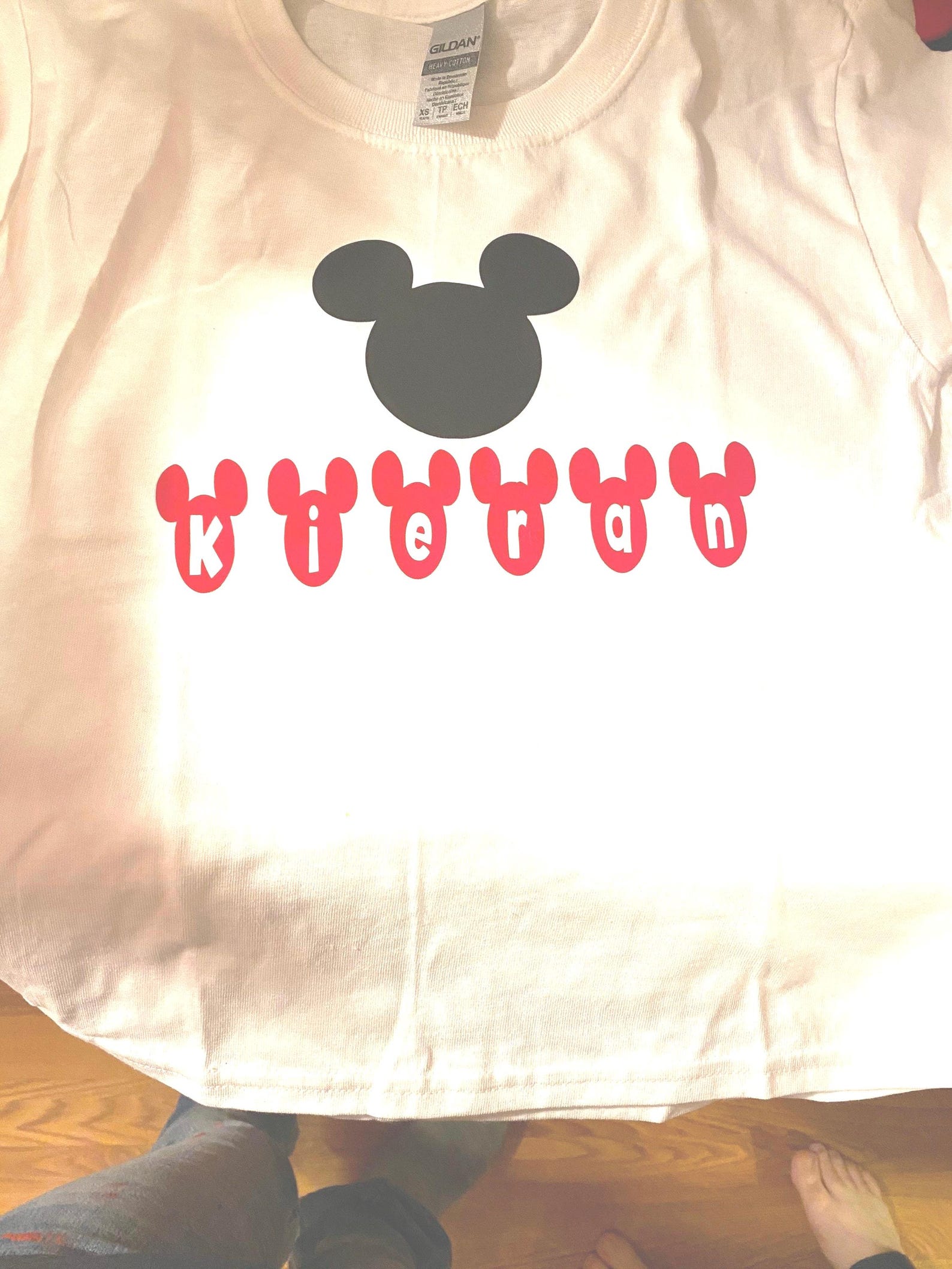 Mickey/ Minnie Mouse Personalized Shirt - Etsy