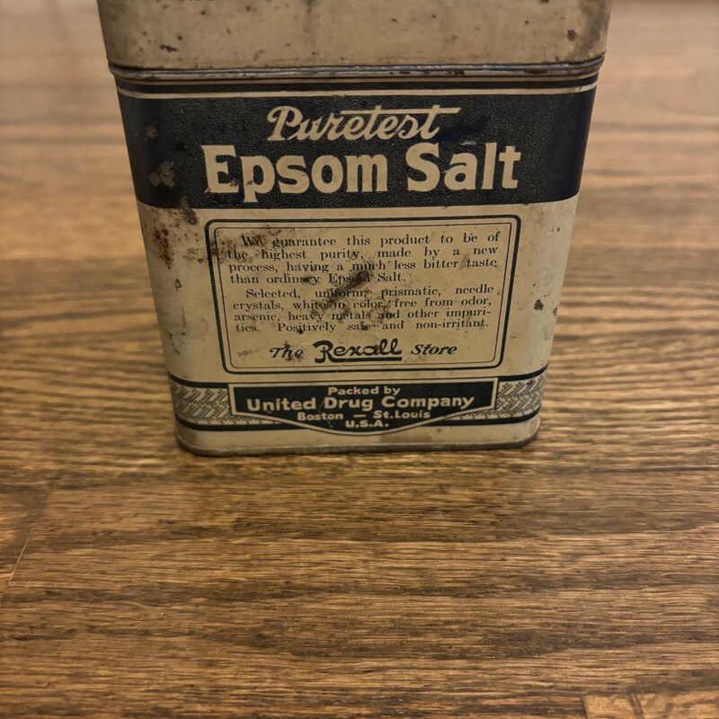 Epsom Salt Tin - Etsy