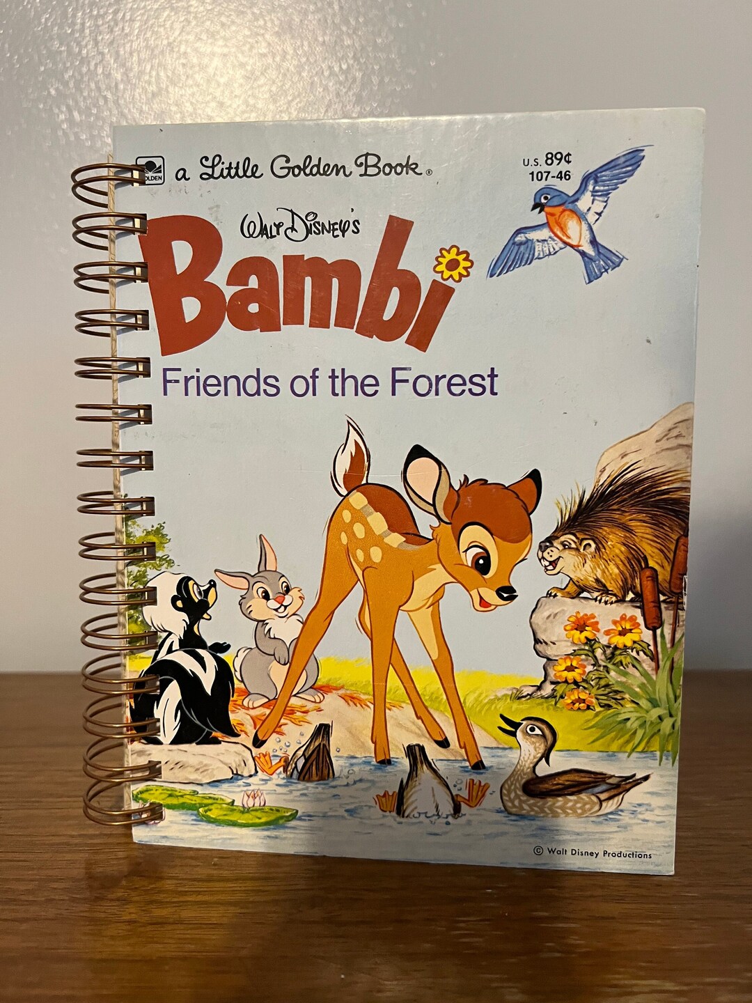 Disney's Bambi Friends of the Forest - Little Golden Book Repurposed ...
