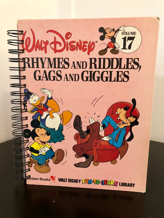 Disney's Rhymes and Riddles Gags and Giggles Repurposed | Etsy