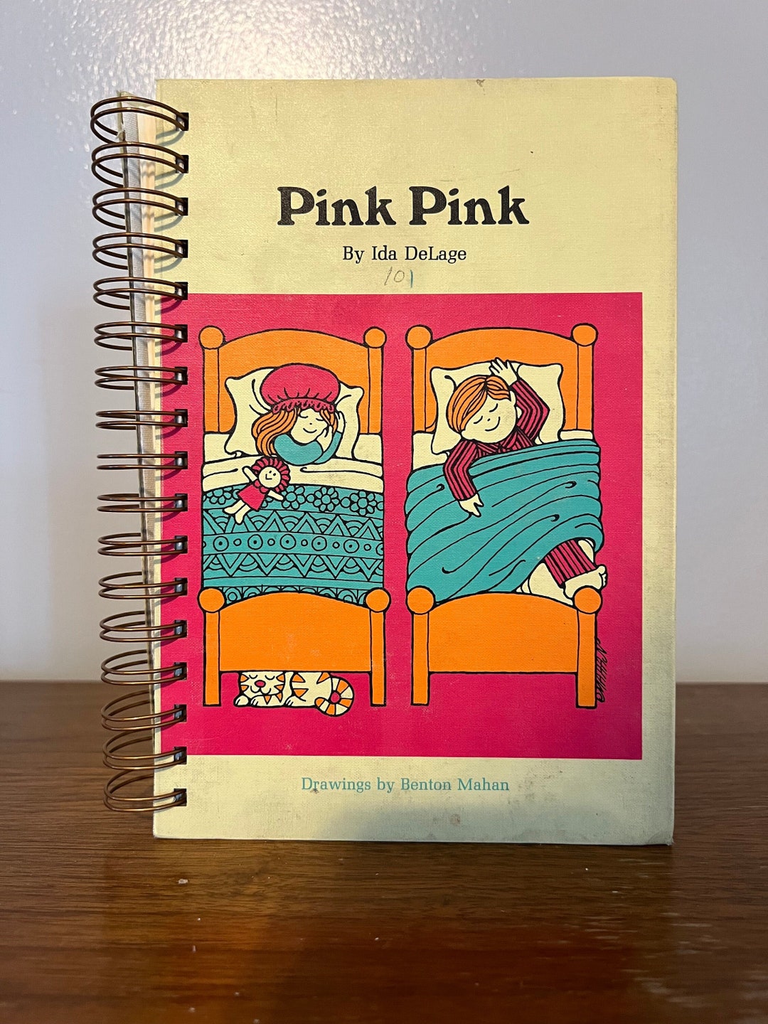 Pink Pink Repurposed Wire Bound Journal - Etsy