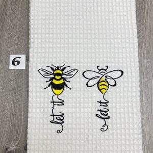 Bee Kitchen Towels - Etsy