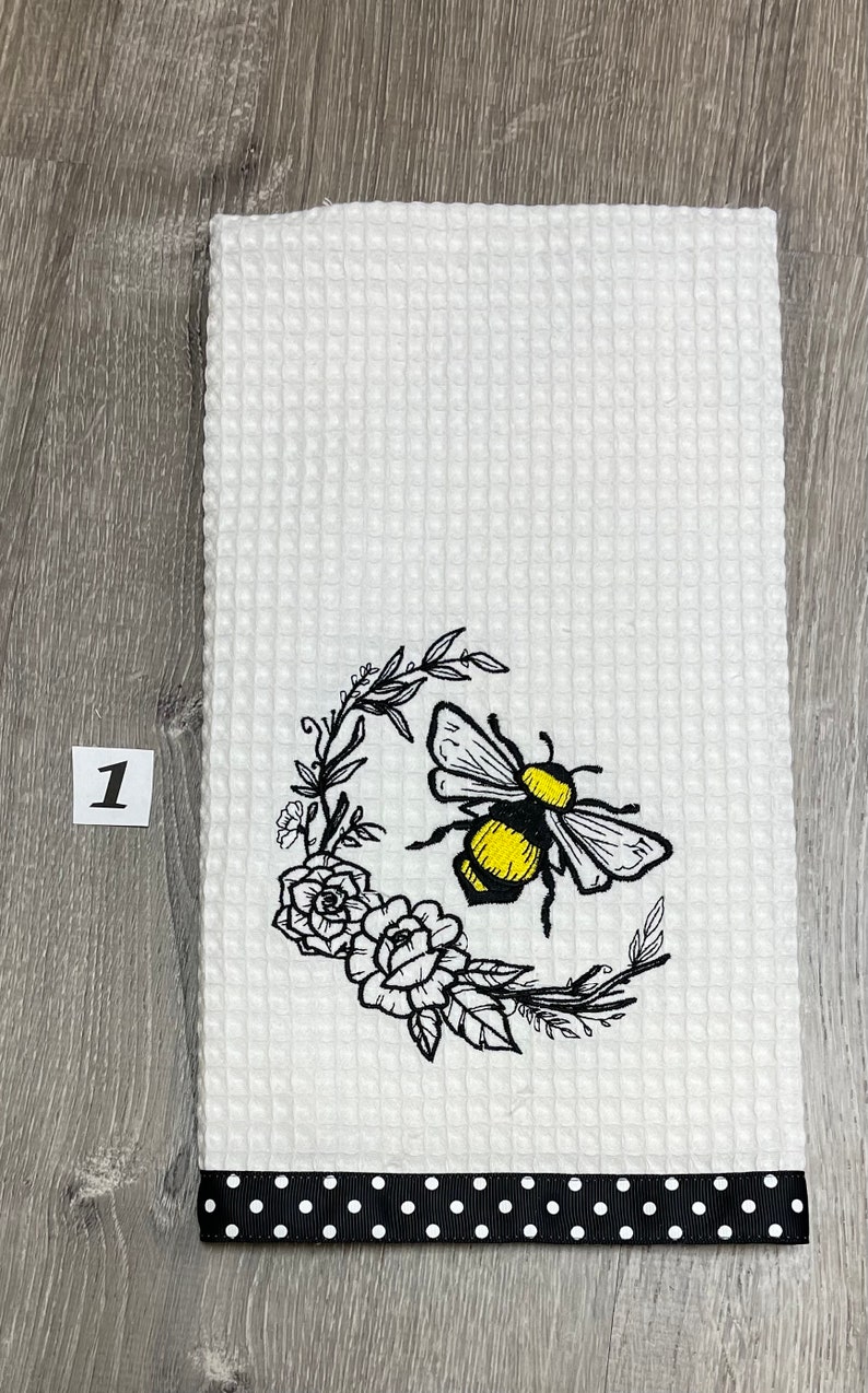 Bee Kitchen Towels - Etsy