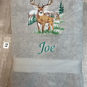 Deer Bath Towels, Hands Towels - Etsy