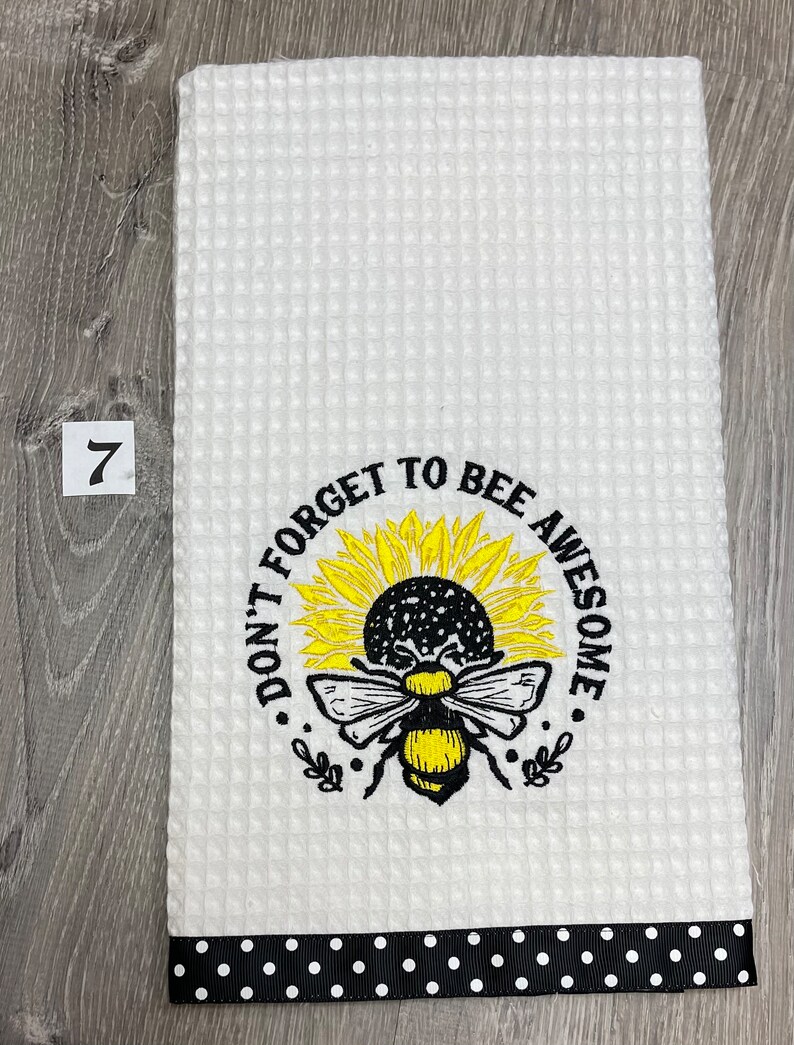 Bee Kitchen Towels - Etsy