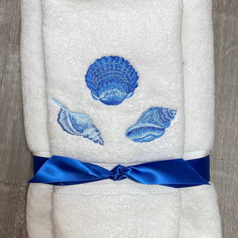 Seashell Towel - Etsy