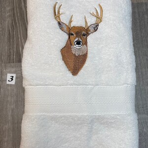 Deer Bath Towels, Hands Towels - Etsy
