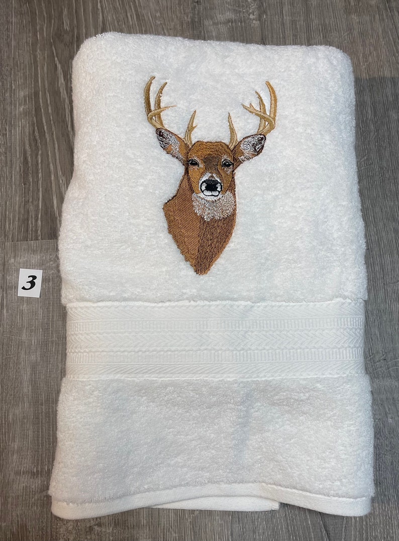 Deer Bath Towels, Hands Towels - Etsy
