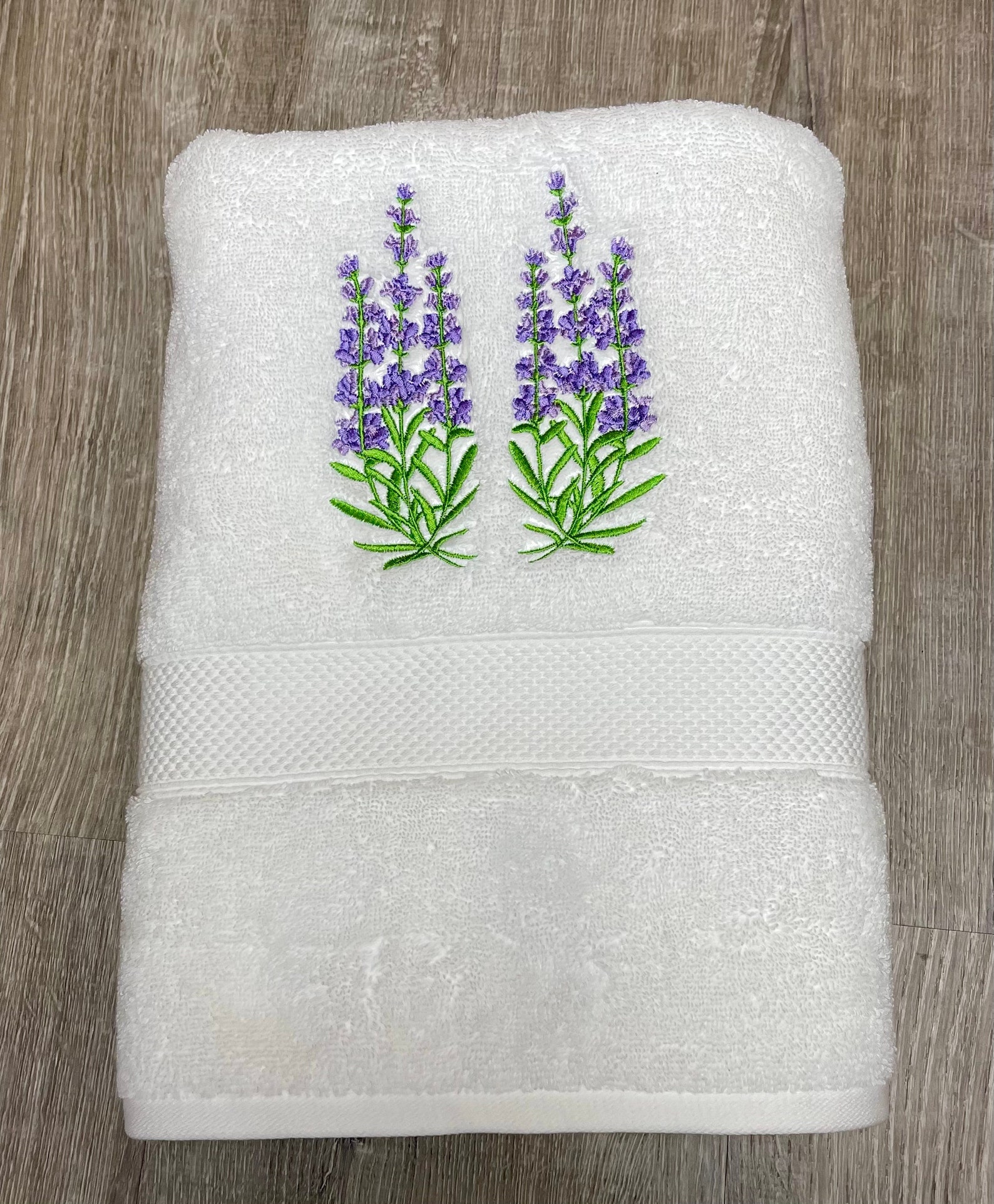 Lavender Bath Towels Lavender Hand Towels - Etsy