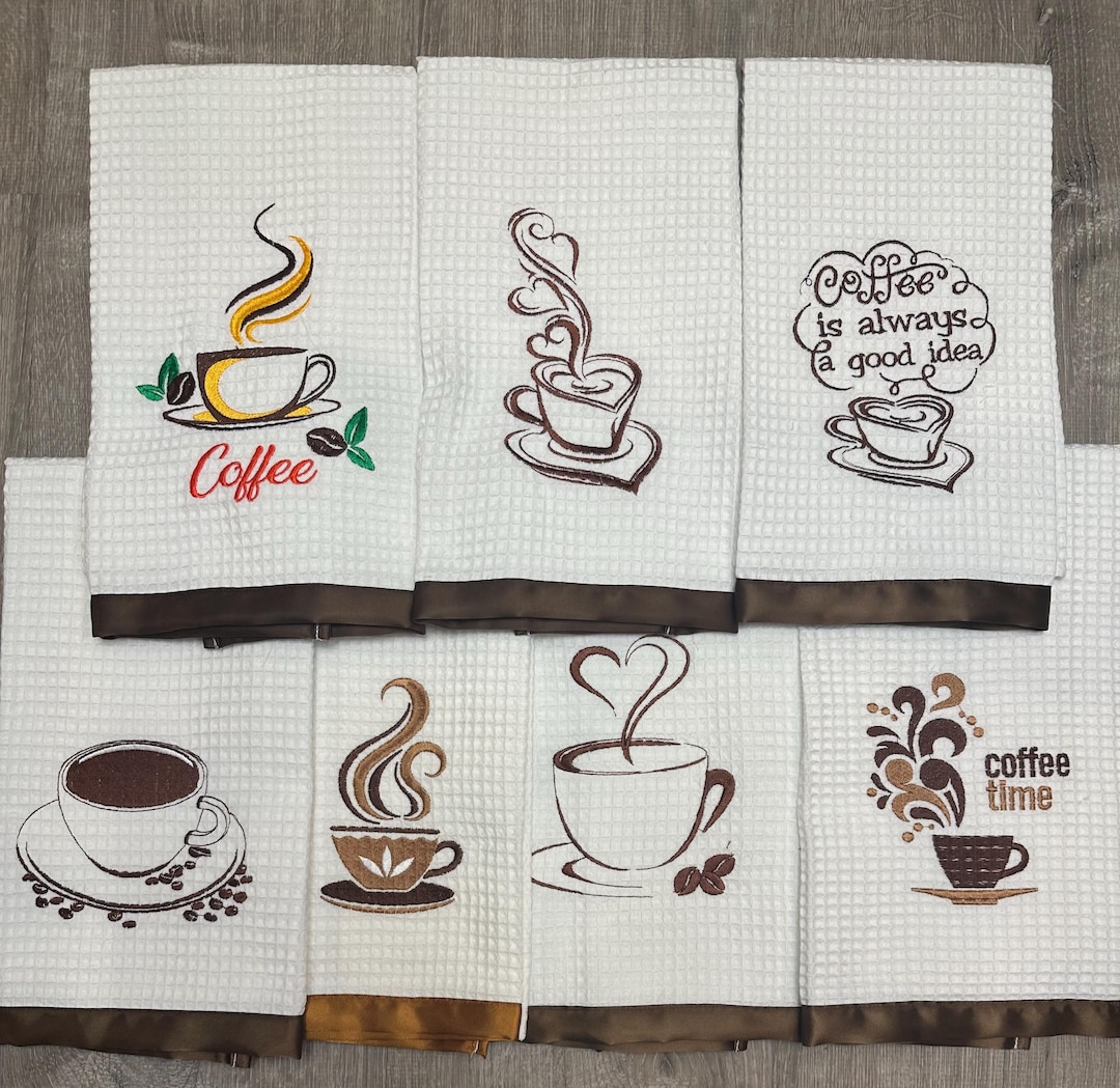 Coffee Kitchen Towel - Etsy