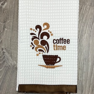 Coffee Kitchen Towel - Etsy
