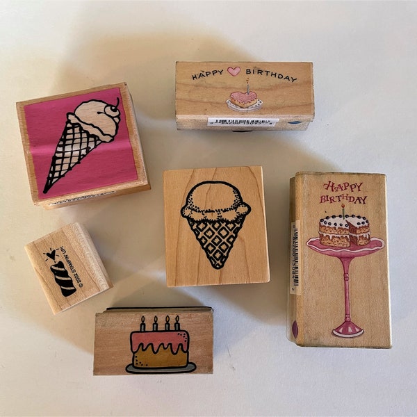 Ice Cream Stamp - Etsy