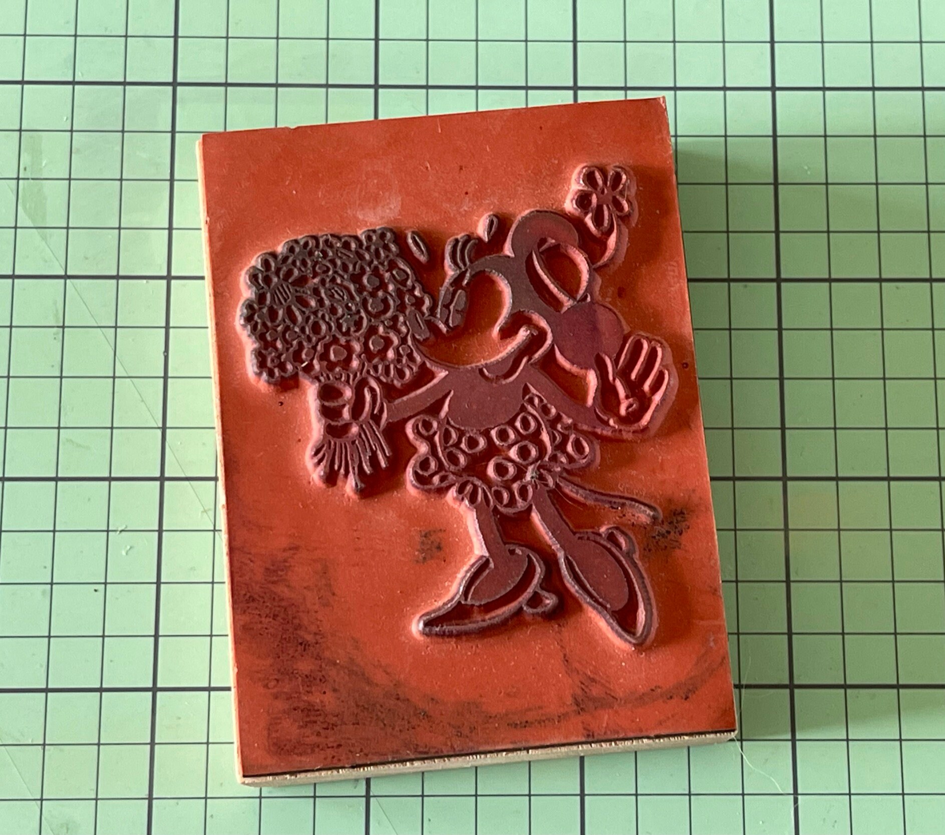 Minnie Mouse Stamp and Disney Ribbon - Etsy