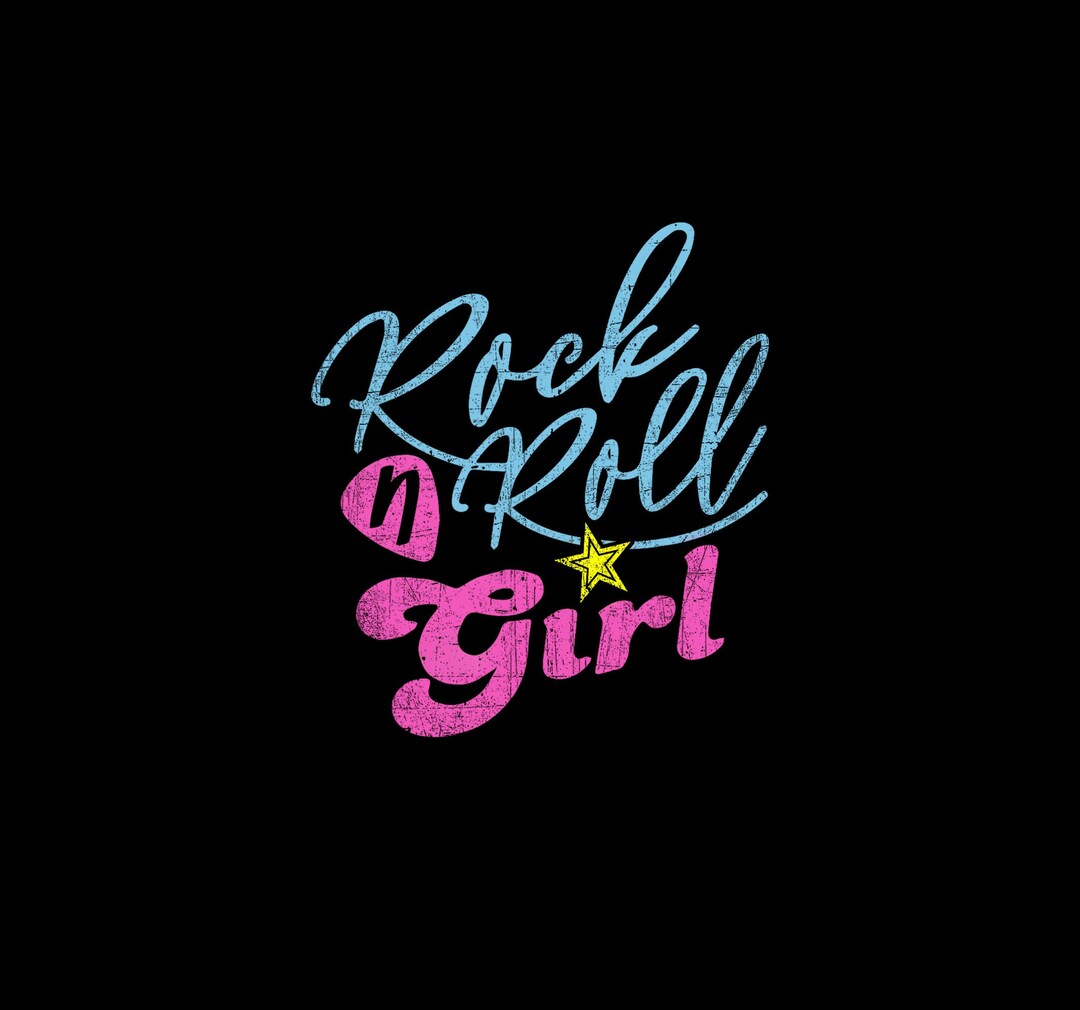 Halloween Rock N Roll Girl Retro Costume Digital PNG - Etsy