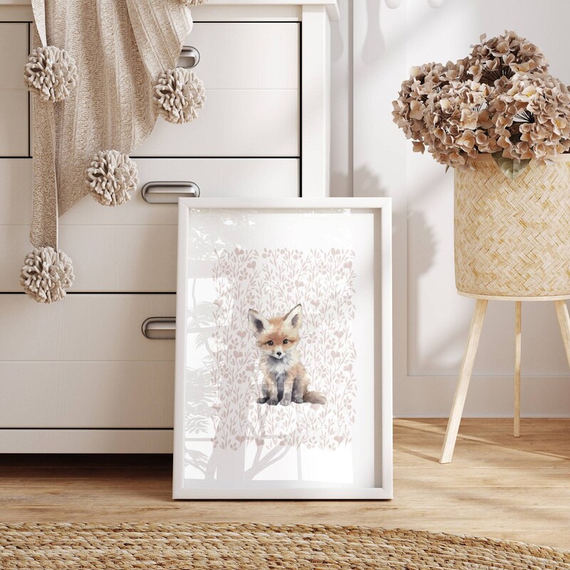 Fox Nursery Art - Etsy