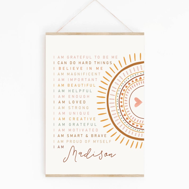 Affirmation Wall Art - Etsy