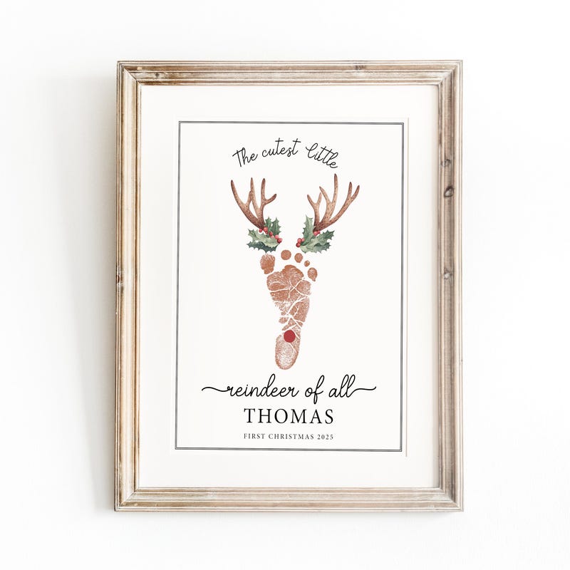 Reindeer Footprint - Etsy