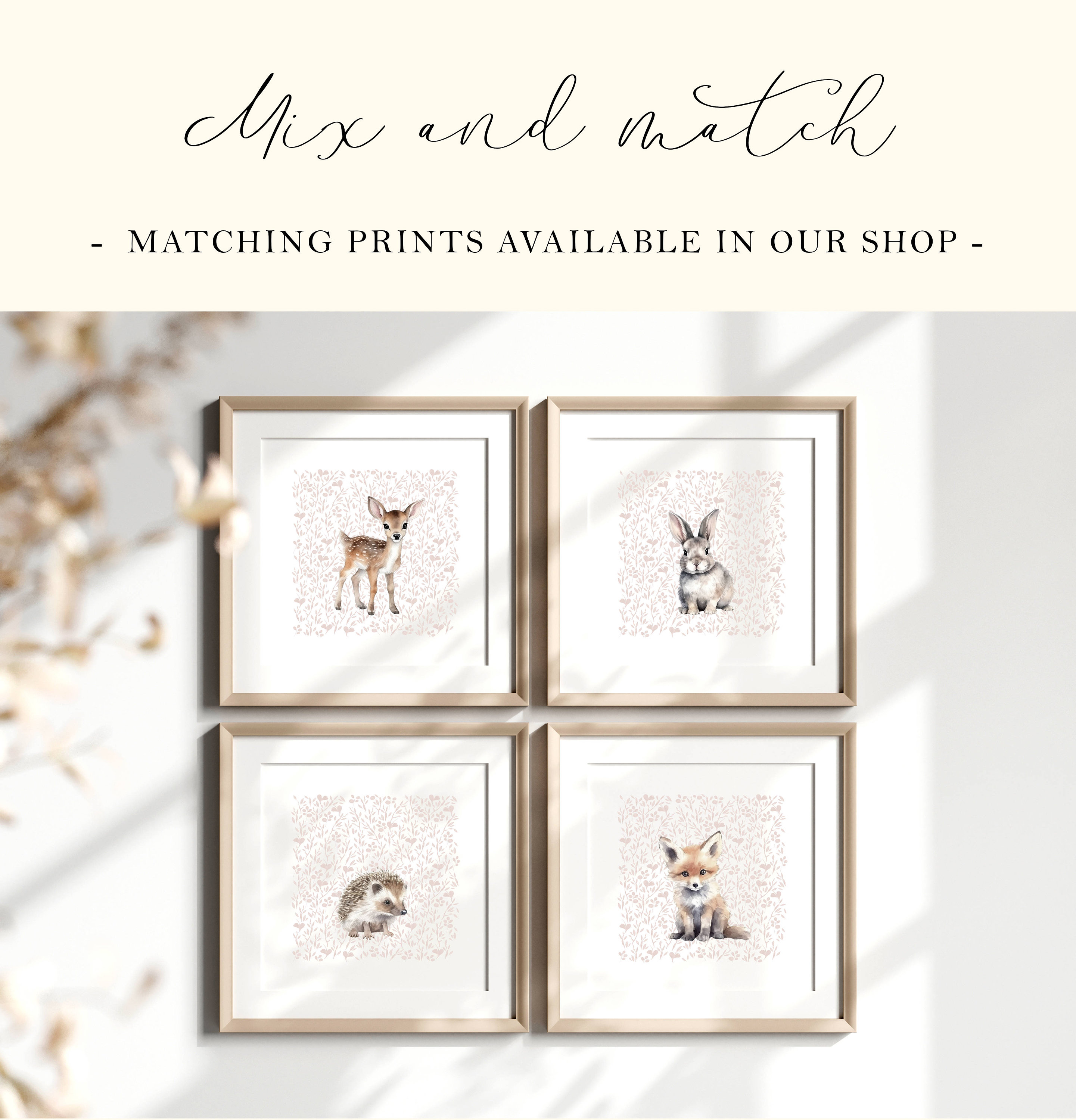 Fox Nursery Print, Fox Nursery Art, Cute Fox Print, Woodland Nursery ...