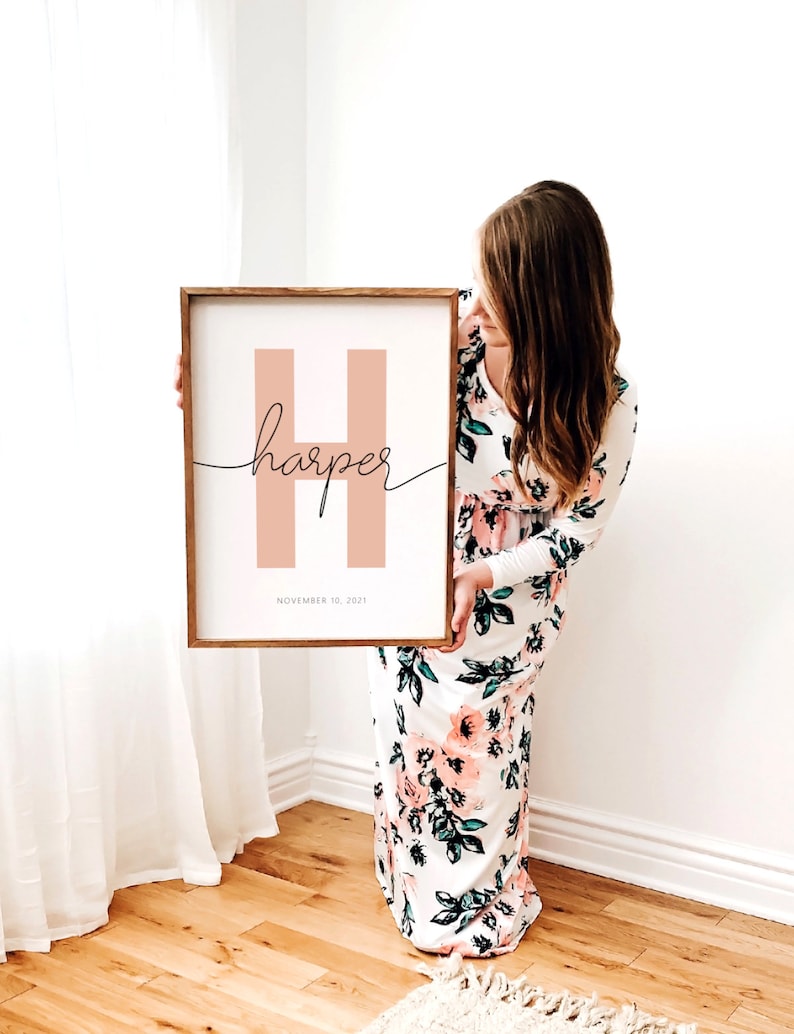 Custom Initial Print Name Printable Personalized Name Print - Etsy