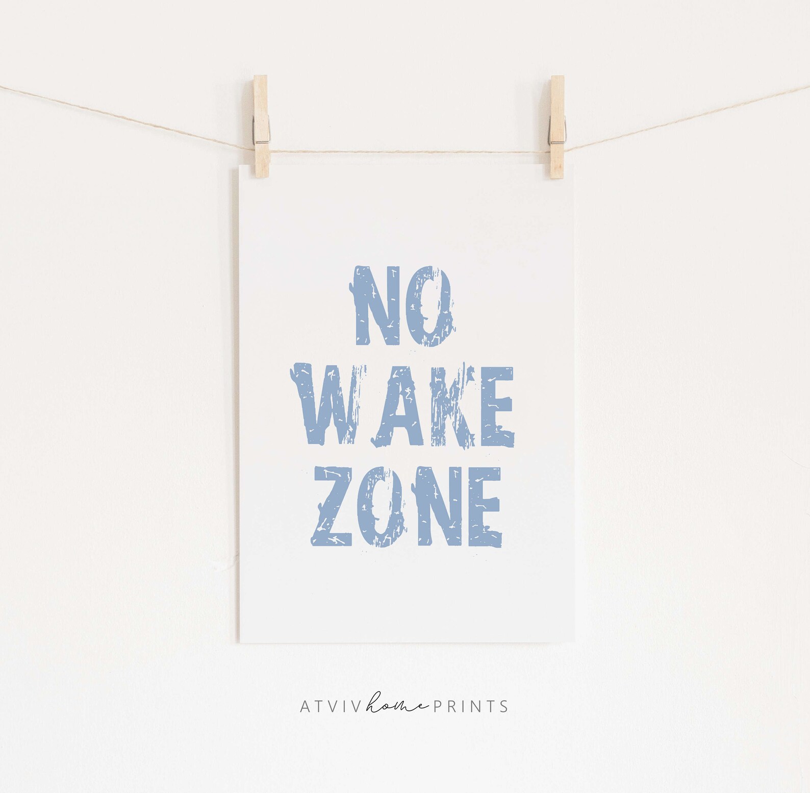 No Wake Zone Print, No Wake Zone Poster, Nautical Nursery, Beach ...